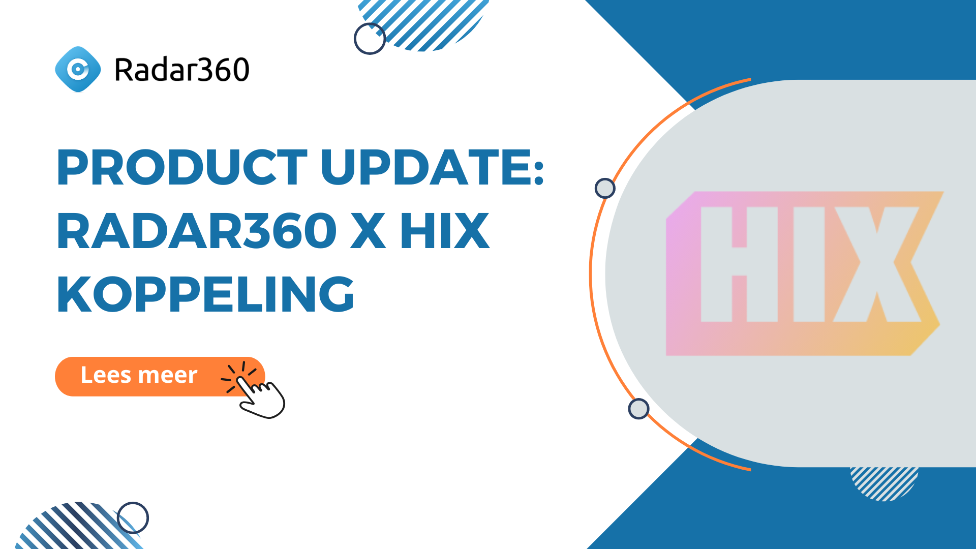 Product update: Radar360 x Hix koppeling